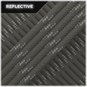 Paracord Dark Grey Reflectorizant, la Metru